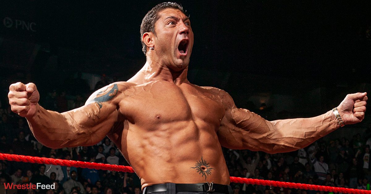 Batista Shows His Ripped Physique At 240 Lbs - WWF Old School