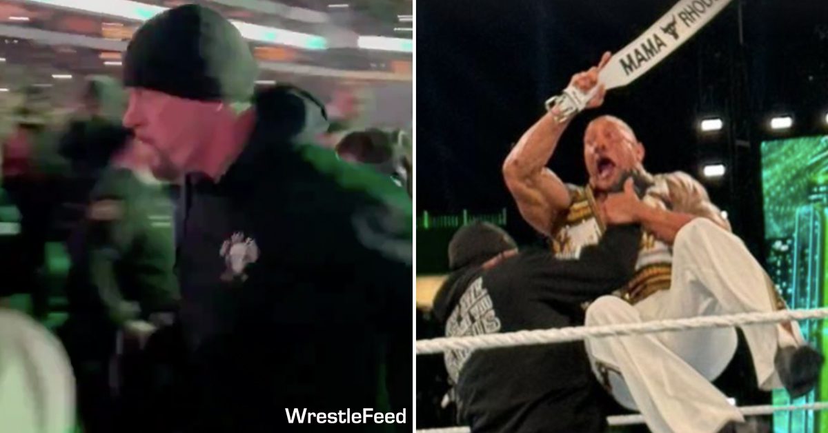 Undertaker Ran Away After Chokeslamming The Rock (Video) - WWF Old School