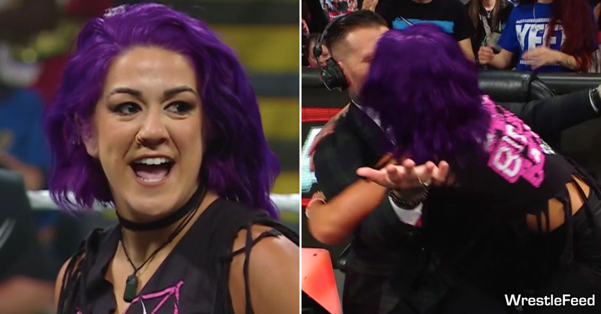 Bayley Returns With A New Character On RAW - WWF Old School