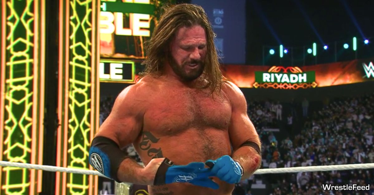 AJ Styles Reveals Why He Didn't Leave His Gloves In The Ring - WWF Old ...